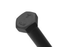 China 35K Carbon Steel DIN 931 Bolts Half Threaded Black Oxide Quenching M8 - M30 Class 8.8 for sale