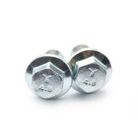 China YJT 1047 Grade 4.8 Hexagonal Flange Waterproof Bolt Galvanization Zinc Plating for sale