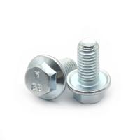 China YJT 1047 Hex Head Bolts Grade 8.8 With Flange Waterproof Carbon Steel Galvanized for sale