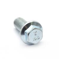 China Grade 10.9 Zinc Plated Hex Head Bolts With Flange Waterproof For Barn Construction for sale