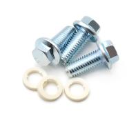China Hexagonal Flange Waterproof Bolt With Washer Galvanization Zinc Plating Grade 4.8 / 8.8 / 10.9 for sale
