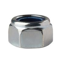 China DIN985 Hexagon Nylon Insert Lock Nut Carbon Steel Galvanization for sale
