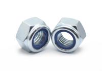 China DIN985 Hexagon Nylon Insert Lock Nut Carbon Steel Galvanization for sale