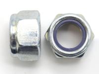 China DIN985 Hexagon Nylon Insert Lock Nut Carbon Steel Galvanization for sale