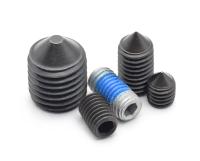 China High Strength Grub Screw Fasteners DIN914 DIN913 Steel Hex Socket Cone Point Set Screw for sale