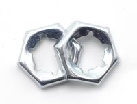 China DIN 7967 Alloy Steel 65Mn Self Locking Counter Nuts Galvanized / Dacromet Tight Nuts for sale