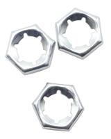 China DIN 7967 Alloy Steel 65Mn Self Locking Counter Nuts Galvanized / Dacromet Tight Nuts for sale