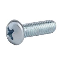 China DIN7985 Cross Recessed Raised Countersunk Head Screws Carbon / Stainless Steel 304 for sale