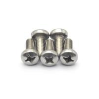 China DIN7985 Cross Recessed Raised Countersunk Head Screws Carbon / Stainless Steel 304 for sale