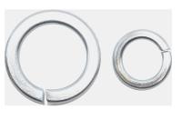 China DIN127 Single Coil Spring Lock Washers Normal Type SUS304 2507 316 for sale