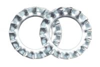 China Zinc Plating Toothed Lock Washer Types A DIN6797 65Mn With External Teeth for sale