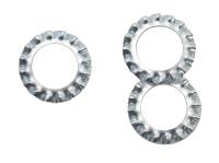 China Zinc Plating Toothed Lock Washer Types A DIN6797 65Mn With External Teeth for sale