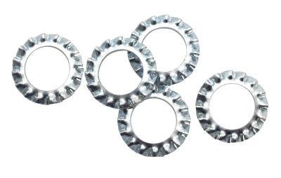 China Zinc Plating Toothed Lock Washer Types A DIN6797 65Mn With External Teeth for sale