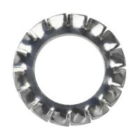 China DIN6798 (A) Galvanization / Plain Serrated Lock Washers With External Teeth for sale