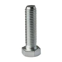 China DIN558 EN ISO 4018 Hexagon Head Screws Class 4.8 6.8 Plain / Zinc Plating for sale