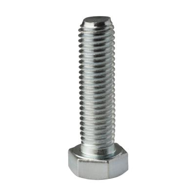 China DIN558 EN ISO 4018 Hexagon Head Screws Class 4.8 6.8 Plain / Zinc Plating for sale