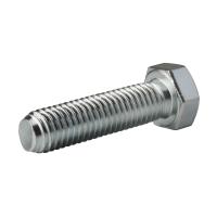 China DIN558 EN ISO 4018 Hexagon Head Screws Class 4.8 6.8 Plain / Zinc Plating for sale