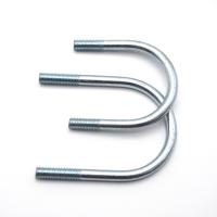 China Carbon Steel 35K Stainless Steel SUS304 U Bolt Screw Pipe U Clamp Galvanizing Polishing for sale
