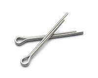 China DIN94 EN ISO 1234 SUS304 Carbon Steel Split Pins Plain / Galvanization for sale