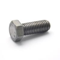 China Hexagon Head Full Thread Bolts Plain Natural Color DIN933 ISO4017 EN24017 for sale