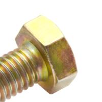 China DIN933 ISO4017 EN24017 Hexagon Head Bolts Full Thread Zinc Carbon Steel / Alloy Steel for sale