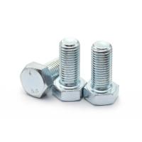 China DIN933 ISO4017 EN24017 Hexagon Head Bolts Full Thread Carbon Steel / Alloy Steel for sale