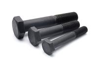 China Partially Threaded Hexagon Head Bolts Blackened Carbon Steel DIN931-1 ISO EN 4014 for sale