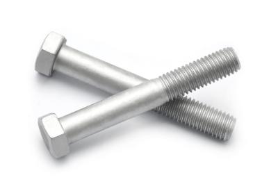 China DIN931-1 ISO4014 Industrial Bolt Partially Threaded Dacromet Silver Gray Class 8.8 10.9 for sale
