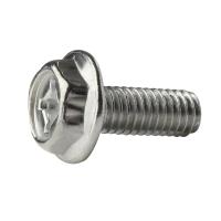 China Hexagon Head Tapping Screw Fasteners ISO 10509 Cross Groove Flange Carbon Steel for sale