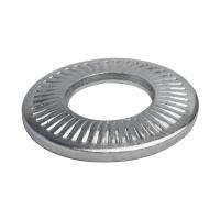 China Stainless Steel SUS304 Plain Conical Knurled Spring Washers NF E 25-511 for sale