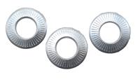 China NF E 25-511 Conical Knurled Spring Washers Symbol CS Alloy Steel 65Mn Zinc Plating for sale