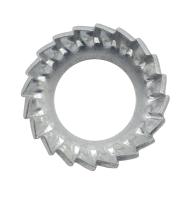 China DIN6798 Toothed Lock Washers With Countersunk Type V Galvanization Alloy Steel 65Mn for sale