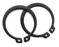 China Shafts DIN 471 Retaining Rings Carbon Steel 65Mn Blacked Parkerizing for sale