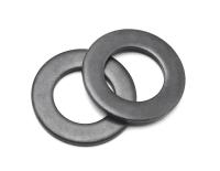 China Carbon Steel Q235 Blacked DIN 125 Flat Washer Hardness 140HV 200HV for sale