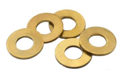China Brass / Copper DIN 125 Washer Polishing Flat Shape Plain Color for sale