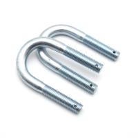 China Carbon Steel 35K Stainless Steel SUS304 U Bolt Screw Pipe U Clamp Galvanizing Polishing for sale