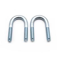 China Carbon Steel 35K Stainless Steel SUS304 U Bolt Screw Pipe U Clamp Galvanizing Polishing for sale