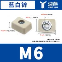 China M12 Lift Car Wall Custom Fastener Hex Nut Black Oxide Galvanized Square Nut for sale