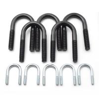 China Carbon Steel 35K Stainless Steel SUS304 U Bolt Screw Pipe U Clamp Galvanizing Polishing for sale