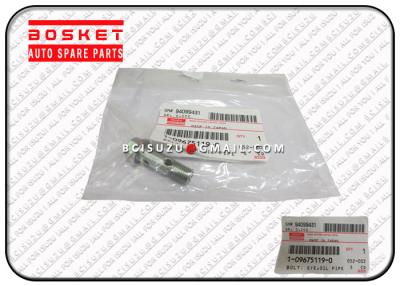 China Isuzu 6WF1 Oil Pipe Eye Bolt 1096751190 1-09675119-0 for CYZ51 CXZ51 Trucks for sale