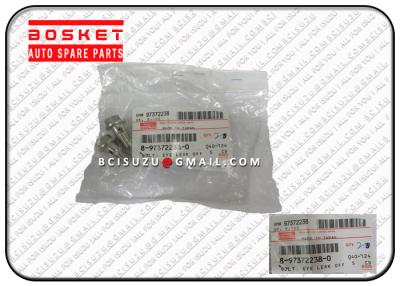 China Isuzu NPR 4HK1 Eye Leak Off Pipe Bolt 8973722380 8-97372238-0 0.02KG for sale