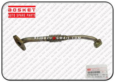 China Isuzu 4HK1 Turbocharger Oil Drain Pipe 8973627600 8-97362760-0 for XD Truck for sale