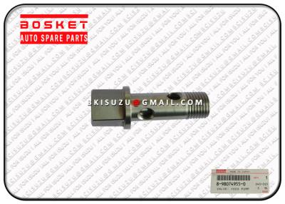 China ISUZU 4HK1 6HK1 Engine Feed Pump Valve 8980749550 8-98074955-0 0.06kg for sale