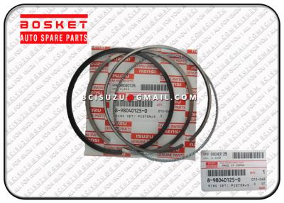 China Isuzu FVR 4HK1 6HK1 Engine Standard Piston Ring Set 8980401250 8-98040125-0 for sale