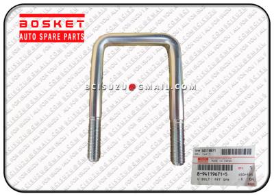 China Isuzu NQR75 4HK1 Front Spring U Bolt 8941196714 0.4kg Auto Parts for sale