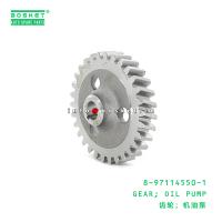 China Oil Pump Gear 8-97114550-1 8971145501 for ISUZU ELF 4HK1 0.59kg for sale