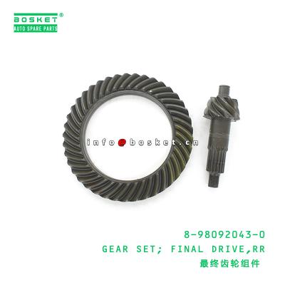 China ISUZU NKR NPR Rear Final Drive Gear Set 8980920430 8-98092043-0 9kg for sale