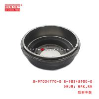 China ISUZU NPR66 4HF1 Rear Brake Drum 8970347700 8982489000 18.6kg for sale