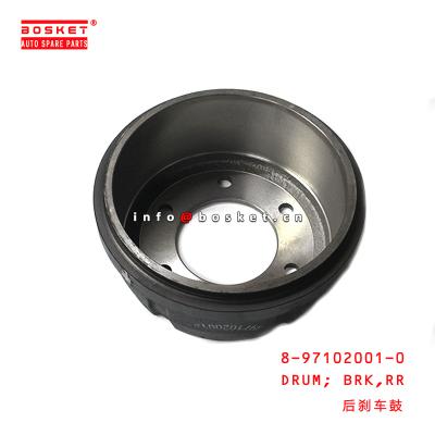 China ISUZU NPR75 700P Rear Brake Drum 8-97102001-0 8971020010 22kg Brake Drum for sale