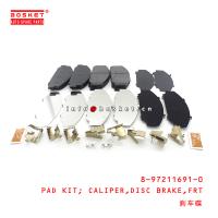 China Front Disc Brake Caliper Pad Kit 8972116910 for ISUZU NPR 4HG1 4.3kg for sale